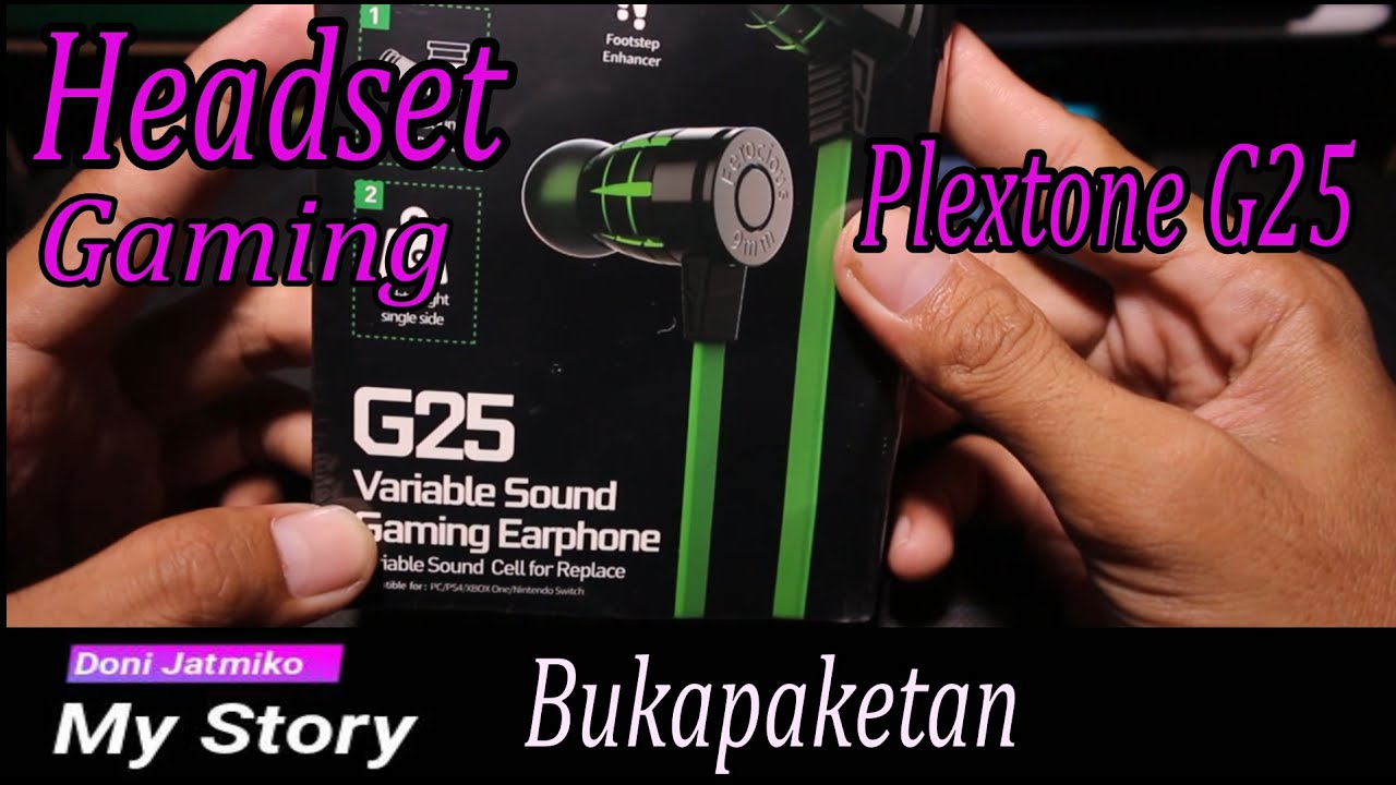 Gaming Earphone Plextone G25 #Bukapaketan - YouTube