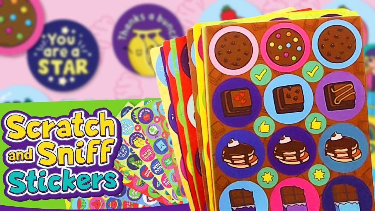 Scratch and Sniff Stickers Review 👃🍉🌷 Plus DIY Scented Mini Greeting ...