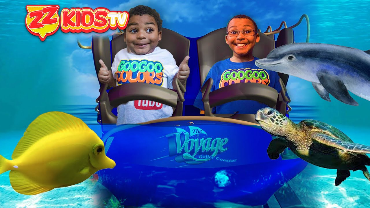 California Seaworld Vacation! ZZ Kids TV Family Fun - YouTube