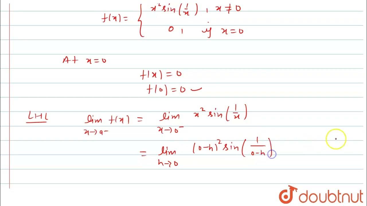 determine-if-f-defined-by-f-x-x-2-sin-1-x-ifx-0-0-ifx-0