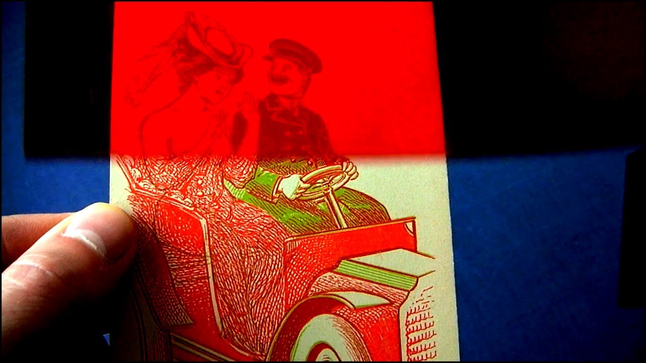 Hidden Camouflaged Images on Vintage Postcards - YouTube