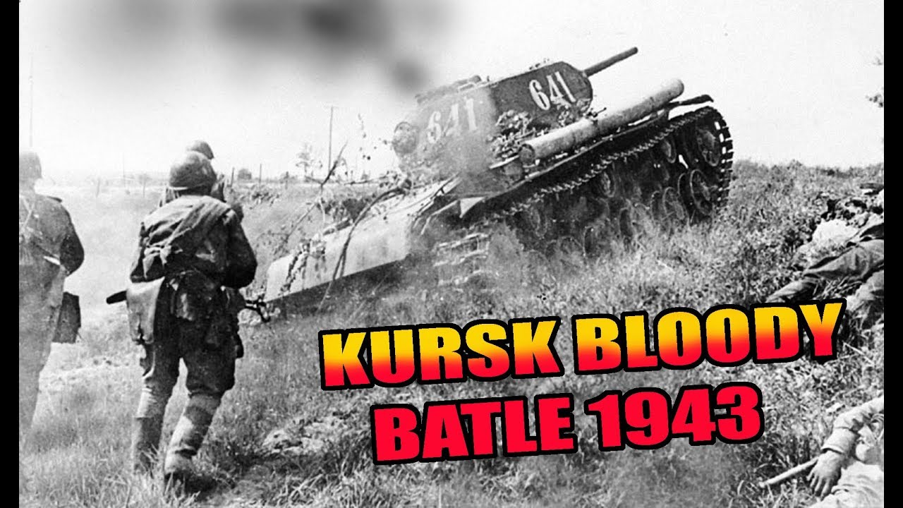 KURSK BLOODY BATTLE. TANK T-34 IN ACTION 1943 - YouTube
