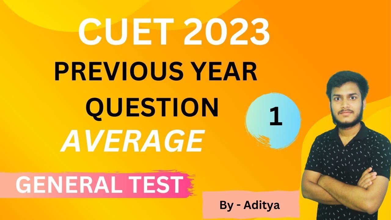 Average || Chapter Wise CUET Previous Year Question ||#cuet2023 # ...