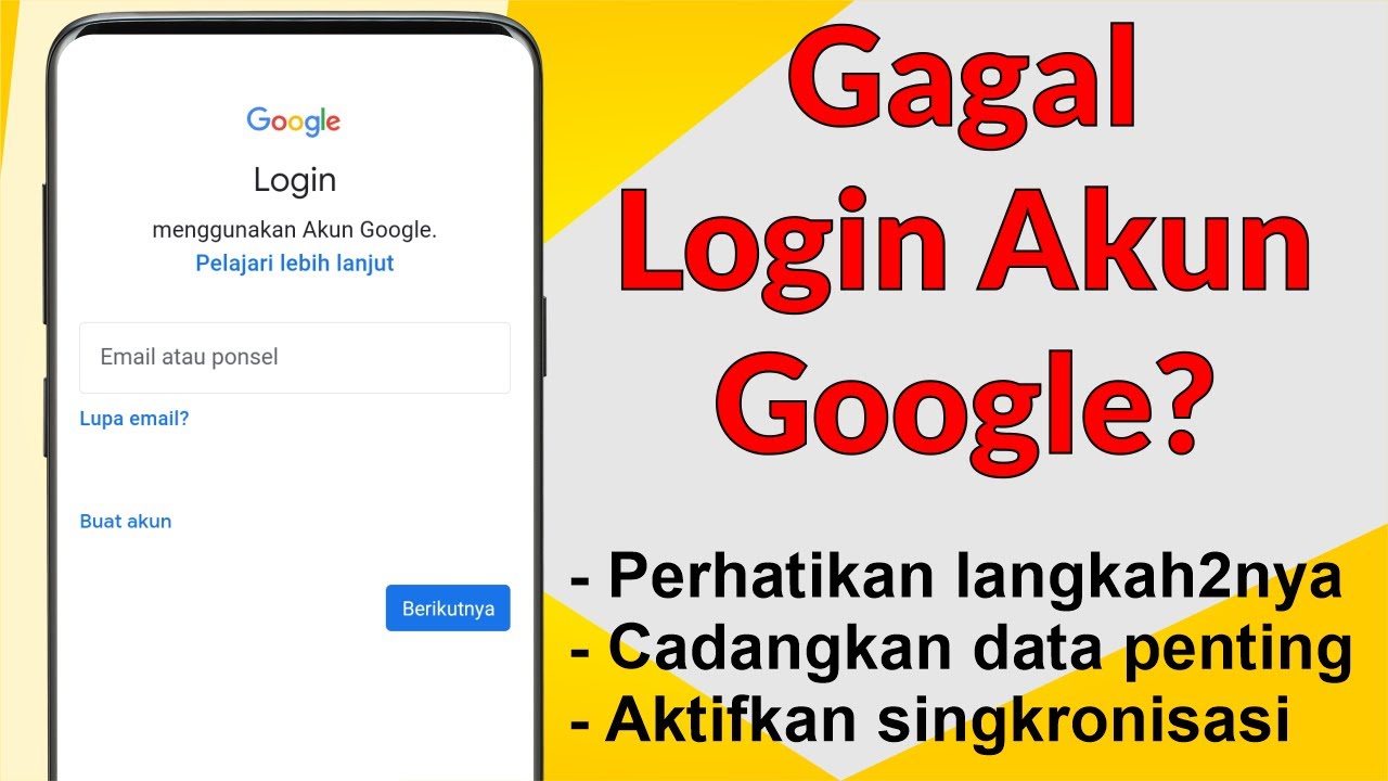 Cara Login Akun Google Di Android - YouTube
