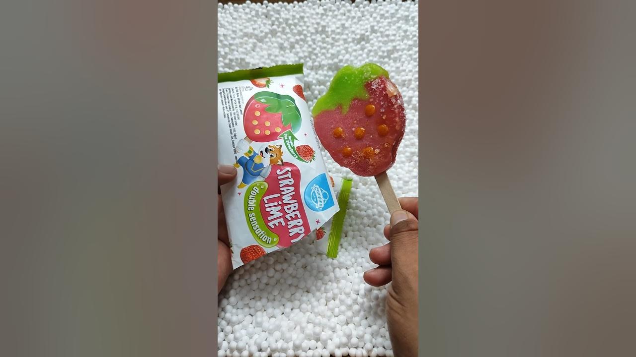 Mencari dan mengumpulkan eskrim stroberi lemon di styrofoam #huntingjajan #jajan #jajanan - YouTube