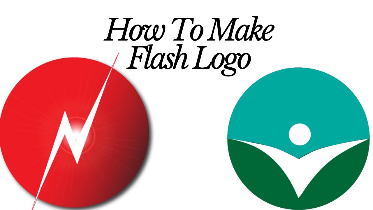 How To Make Flash Logo In Adobe Illustrator - YouTube