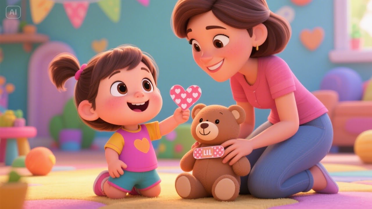 Lulu’s Boo Boo Gets a Band-Aid Kiss | Comfort Song for Kids | Ouch to ...