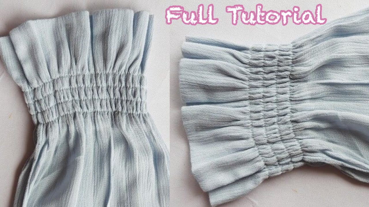 Latest gather sleeves design / elastic sleeves, design #gatherer # ...