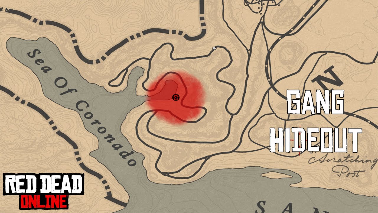 Sea Of Coronado Gang Hideout - Red Dead Online | RDO - YouTube