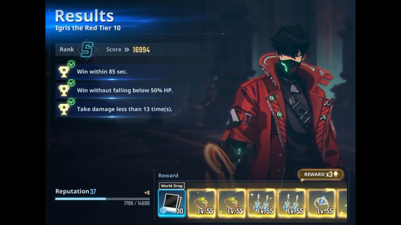 [Solo Leveling Arise] Instance Dungeon Tier 10: Igris the Red (NO ...