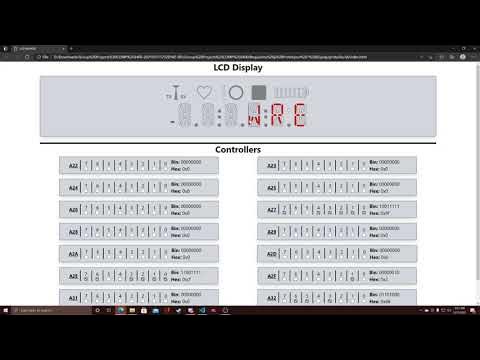 Presentación Simulador Control LCD Display MSP430FR6989 Launchpad - YouTube
