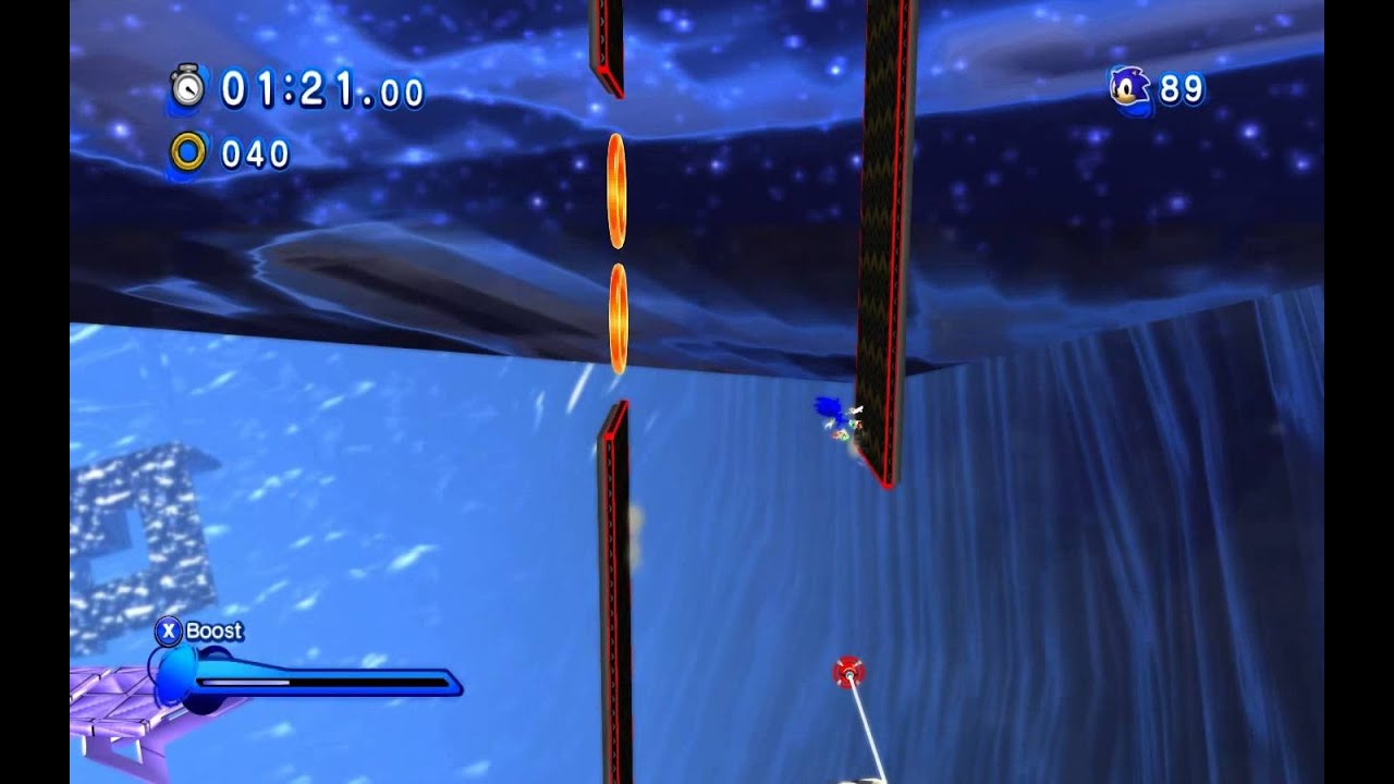 Sonic Generations: SA2 Sonic in GameCube Galaxy - YouTube