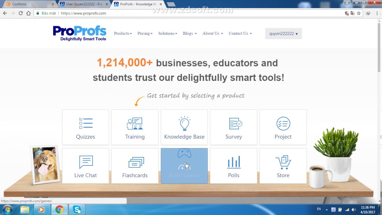 Hướng dẫn sử dụng website PROPROFS - YouTube