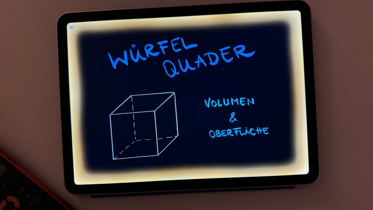 Würfel und Quader | Volumen- und Oberflächenberechnung | Schrägbilder ...