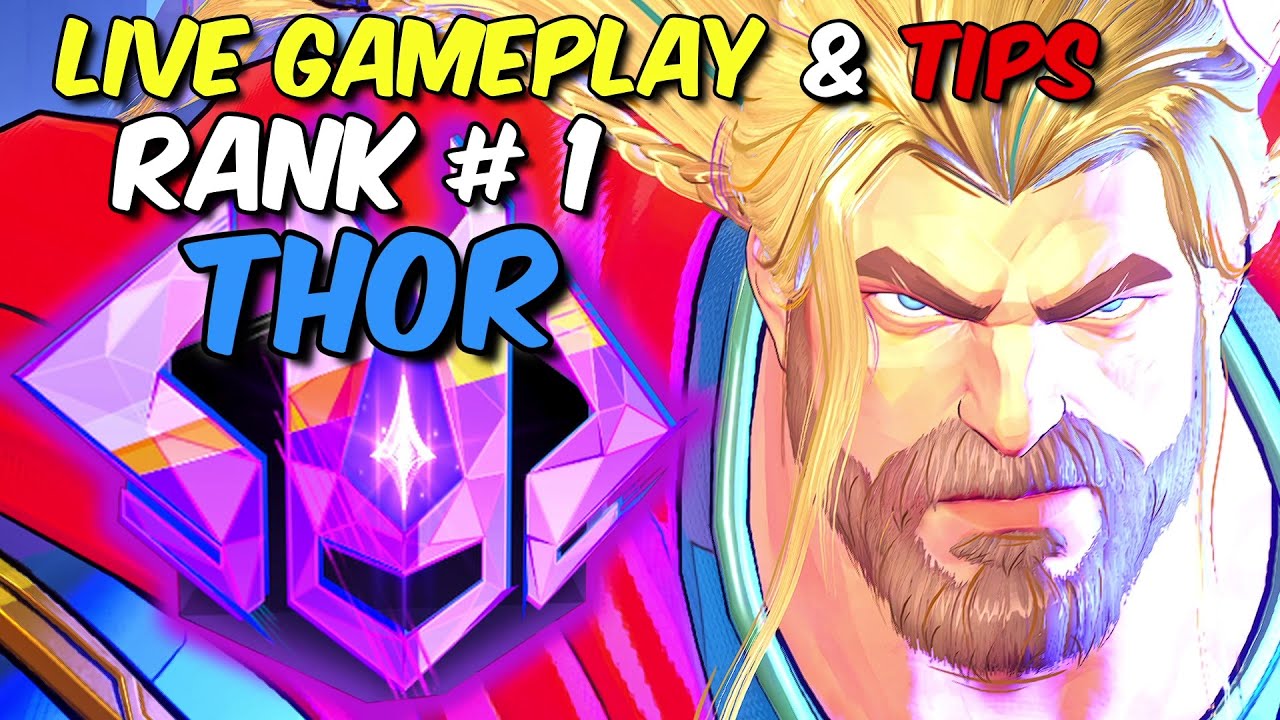 Rank #1 Thor | Grandmaster Gameplay & Tips | Marvel Rivals Ranked - YouTube