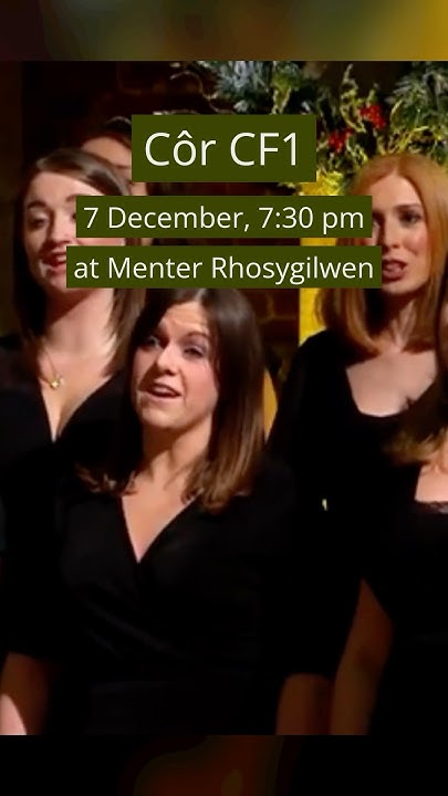 Join us for a night of festive music by Côr CF1! See you on 7.12 at 7:30, go to comments for ...