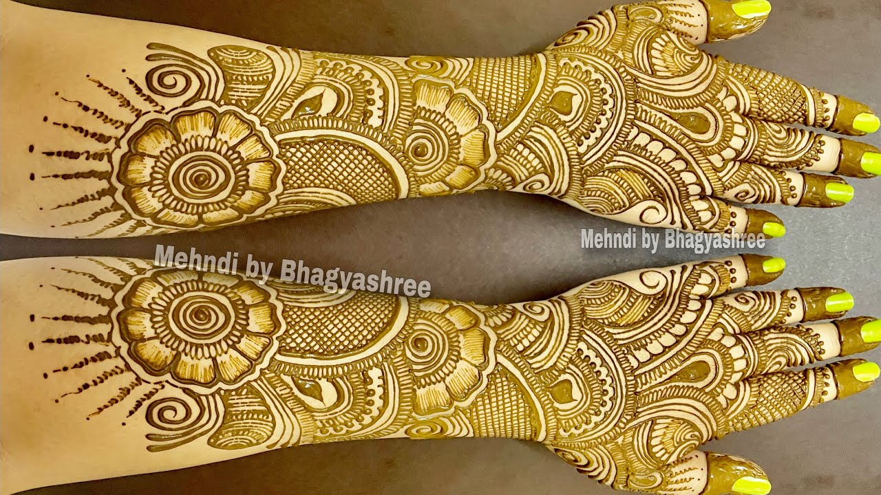 Mehndi Designs | Bombay Style Indo Arabic Henna Mehendi Designs | Heavy ...