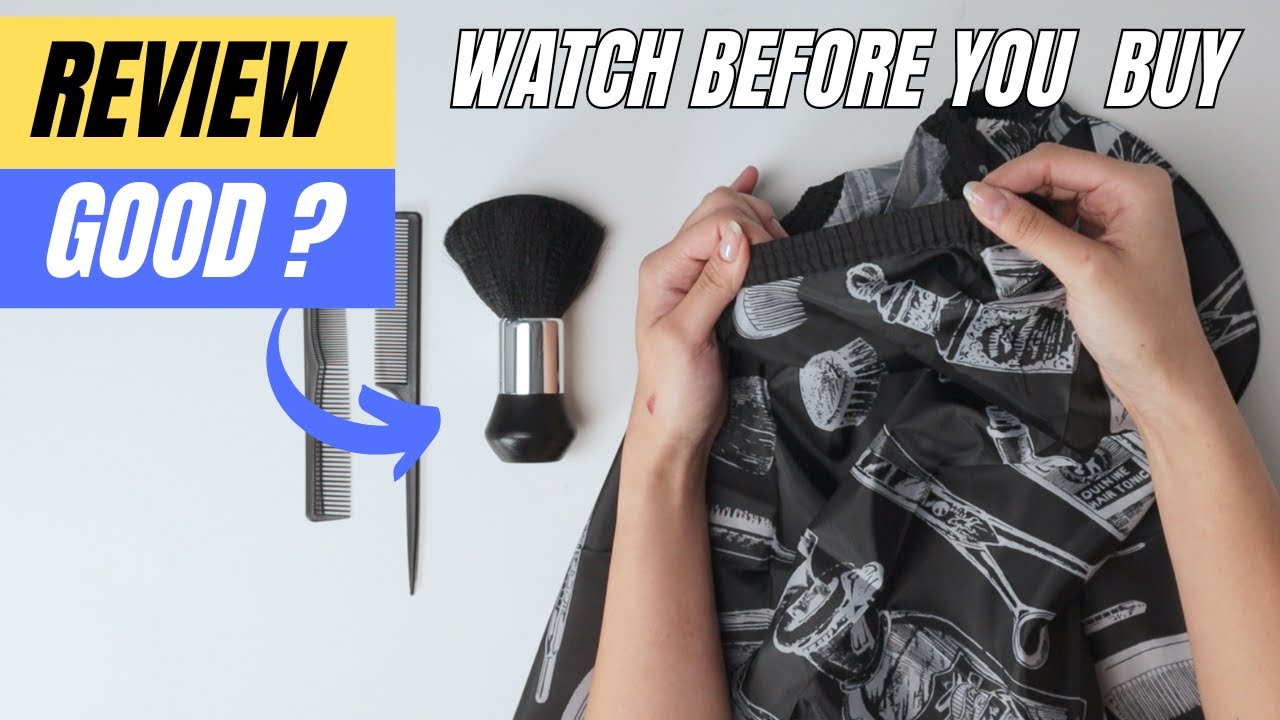 Hair Cutting Cape and Accessories Review - YouTube