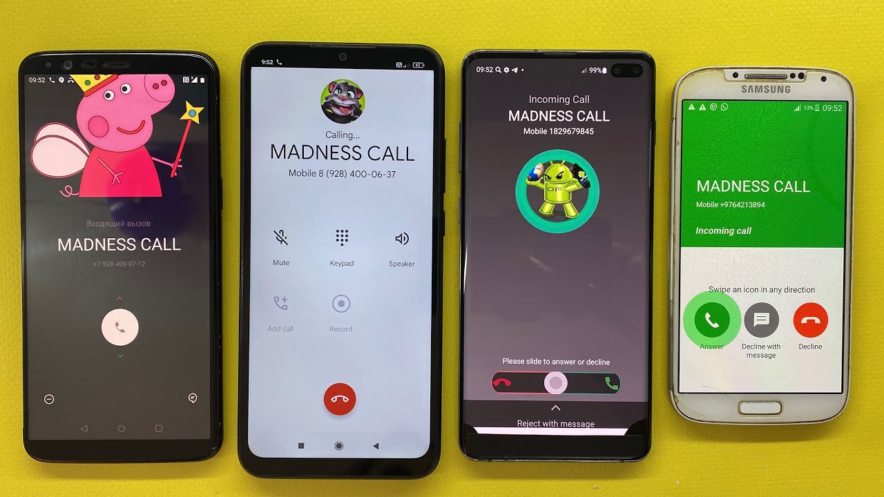 MADNESS INCOMING CALL VS FAKE INCOMING CALL / INCOMING & OUTGOING CALL ...