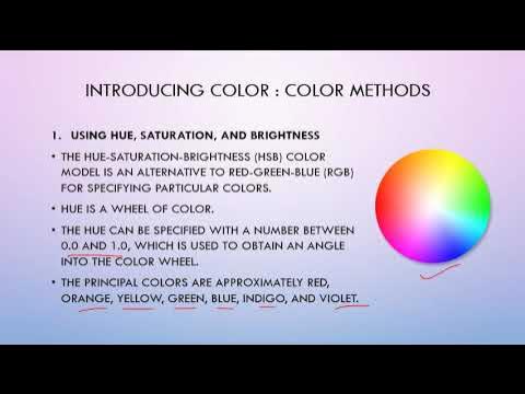 color class in Java - YouTube