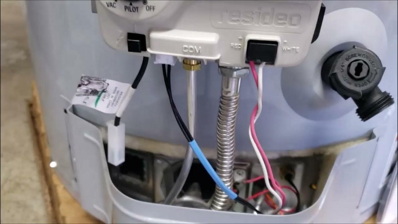 A.O. Smith Water Heater Leaking and Replacement - YouTube