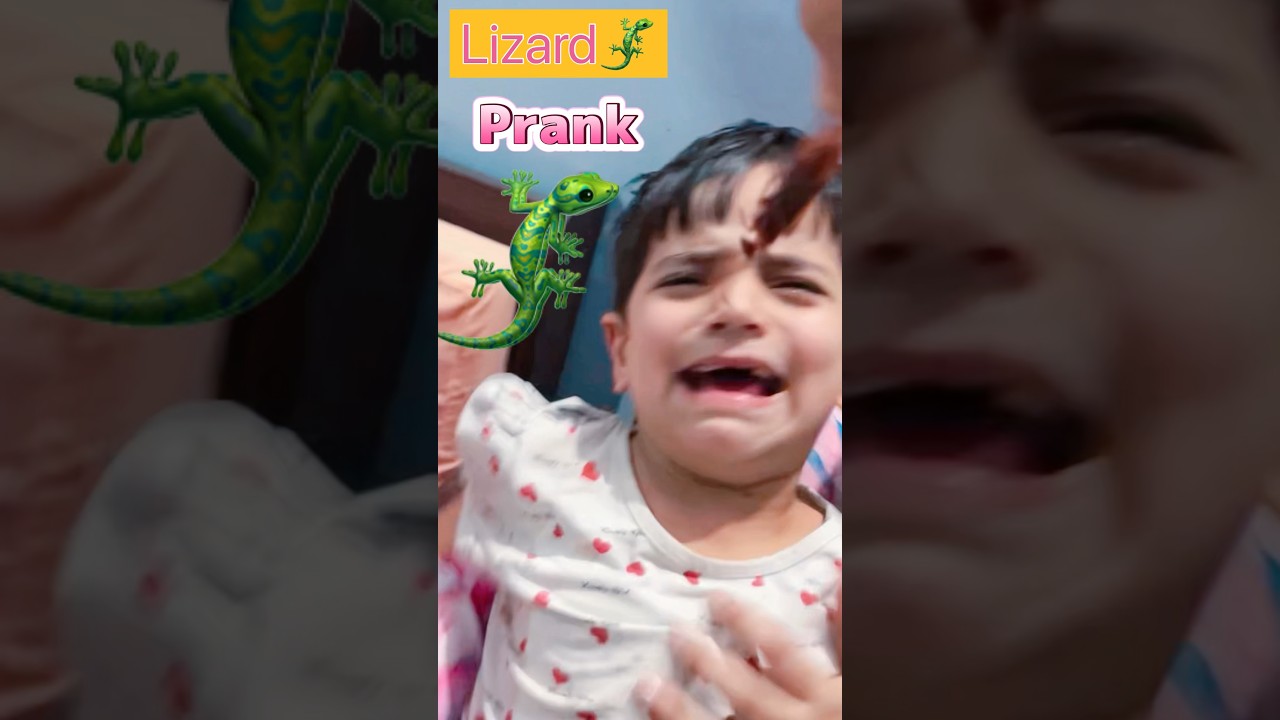 🦎Lizard Prank 😂😳🤣 #funny #comedy #kids #enjoy #viral #shocking #shorts ...