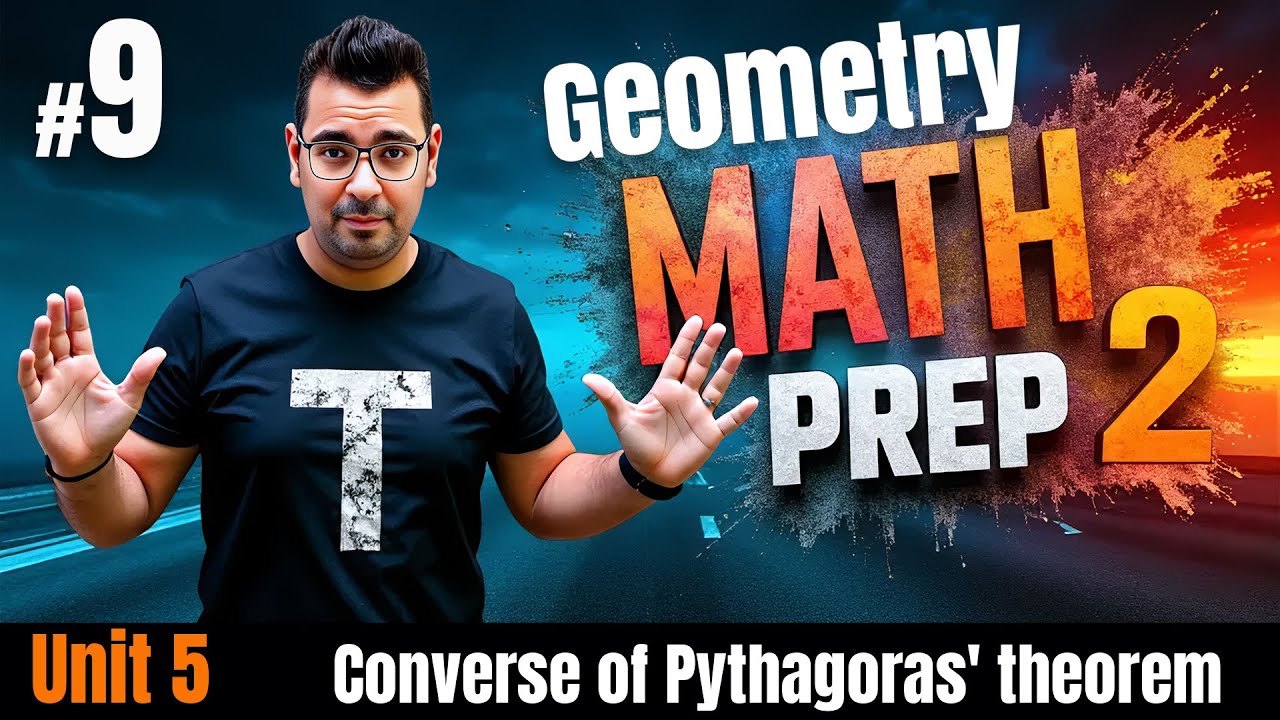 Math | Geometry | prep 2 | Converse of Pythagoras' theorem | #حل ...