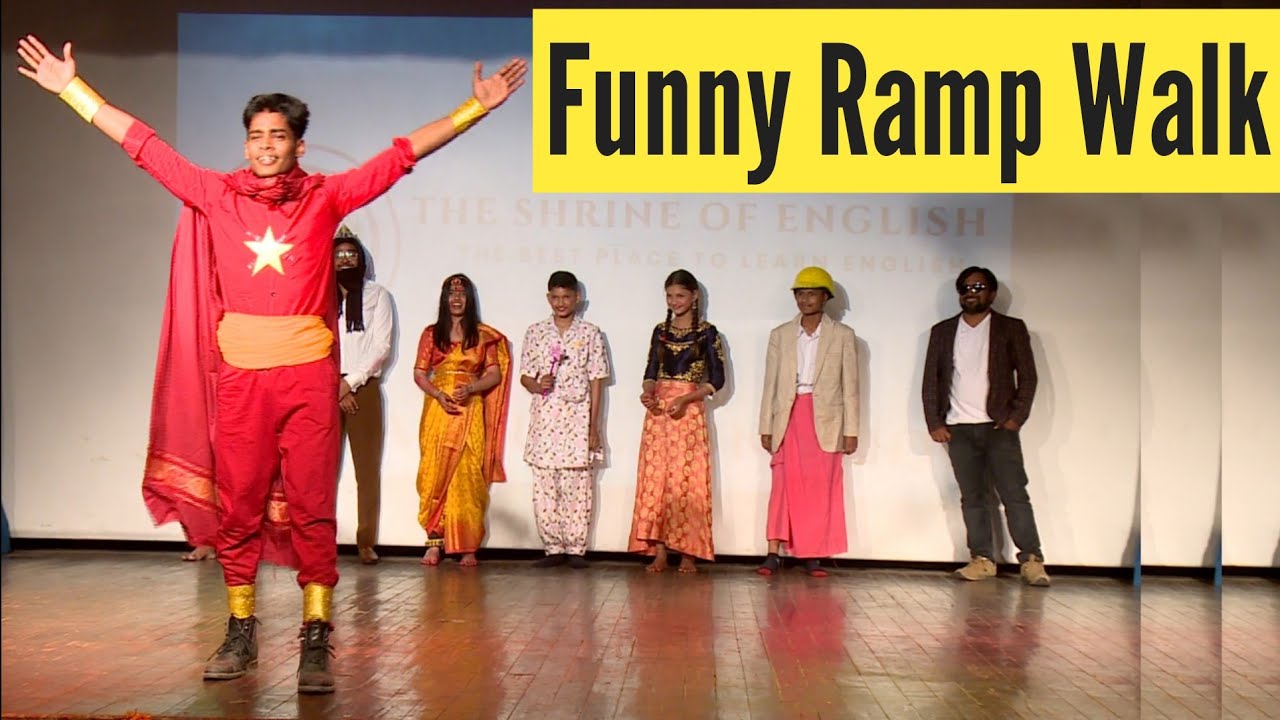 Funny Ramp Walk | group act on annual Day | college function | Viral ...