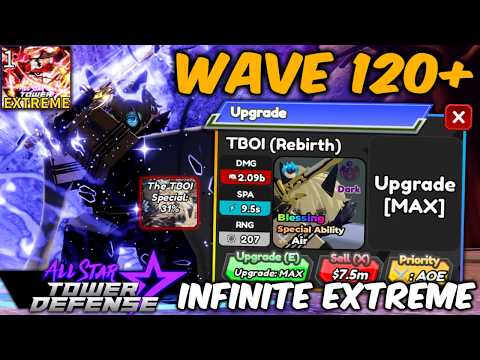 New 7 Star TBoi is TESTED in Infinite Extreme in All Star Tower Defense Roblox