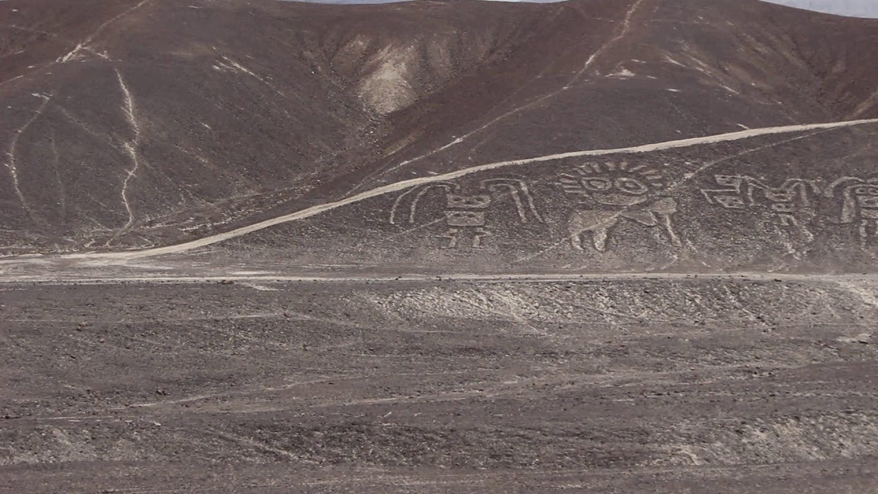 the Palpa geoglyphs of the Paracas culture in Peru - YouTube