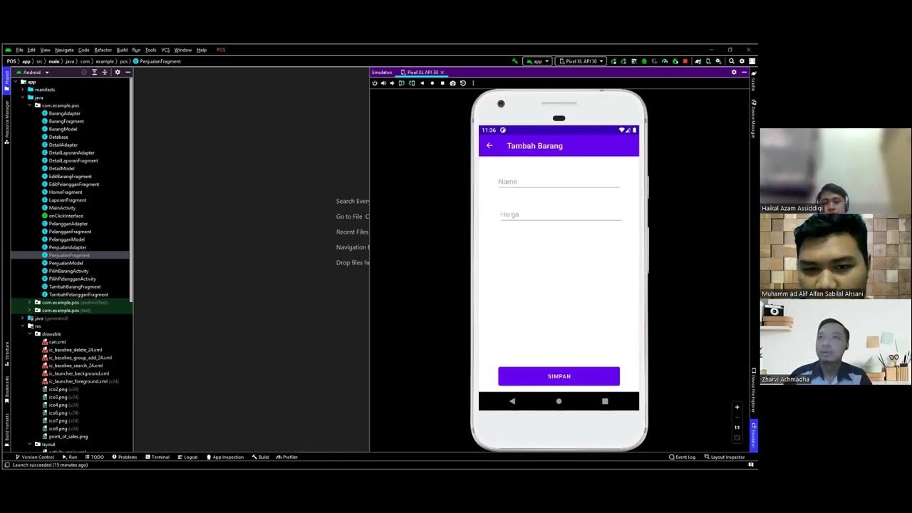 Demo Aplikasi Final Project Pemrograman Mobile "Point Of Sales" - YouTube
