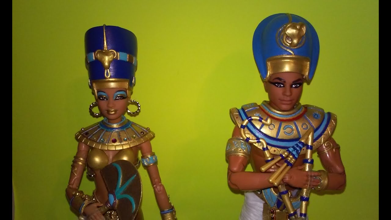 Barbie Egyptian King & Queen Dolls - YouTube