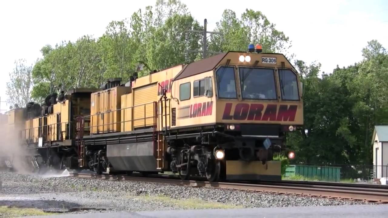 A Day With the LORAM Railgrinder on the Norfolk Southern Harrisburg ...