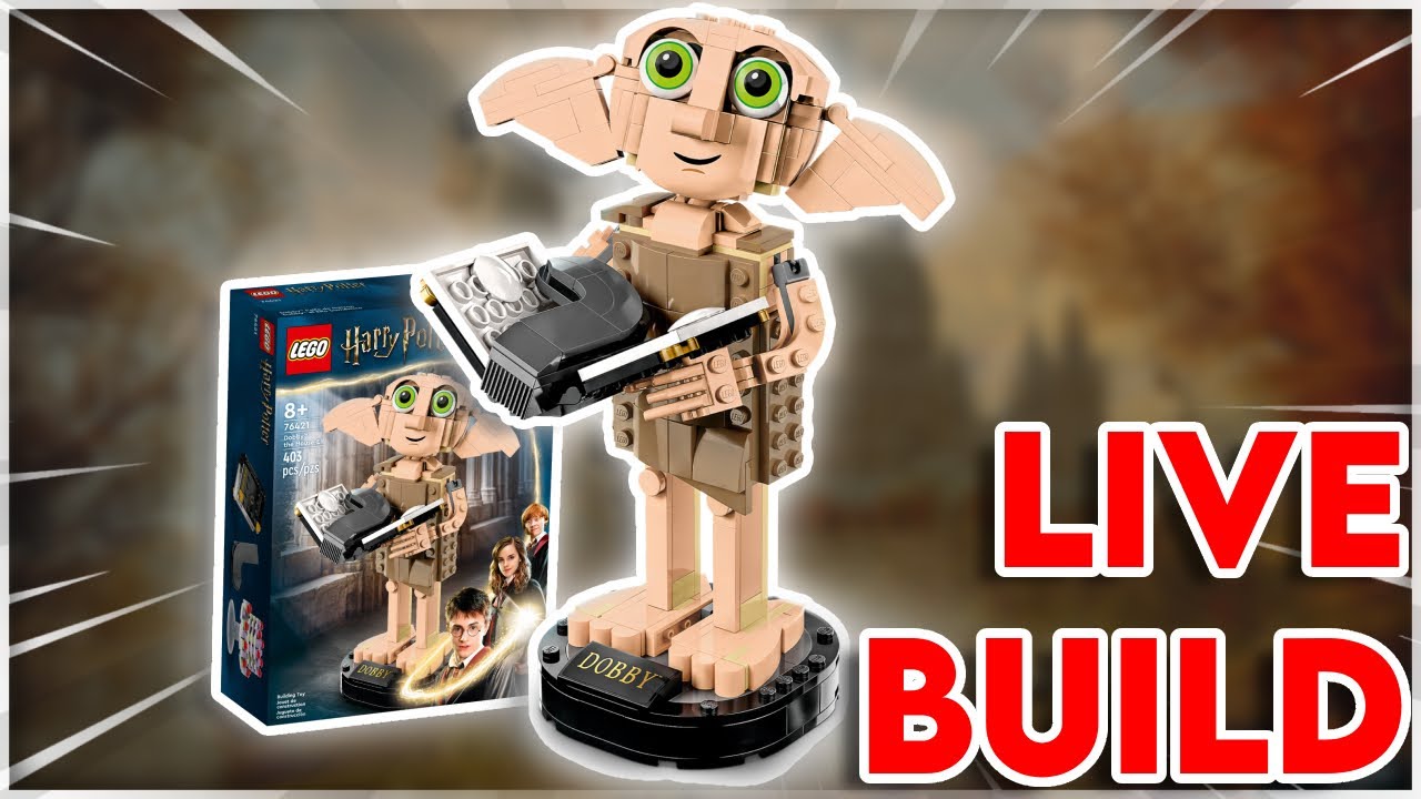 Building DOBBY LEGO live... - YouTube