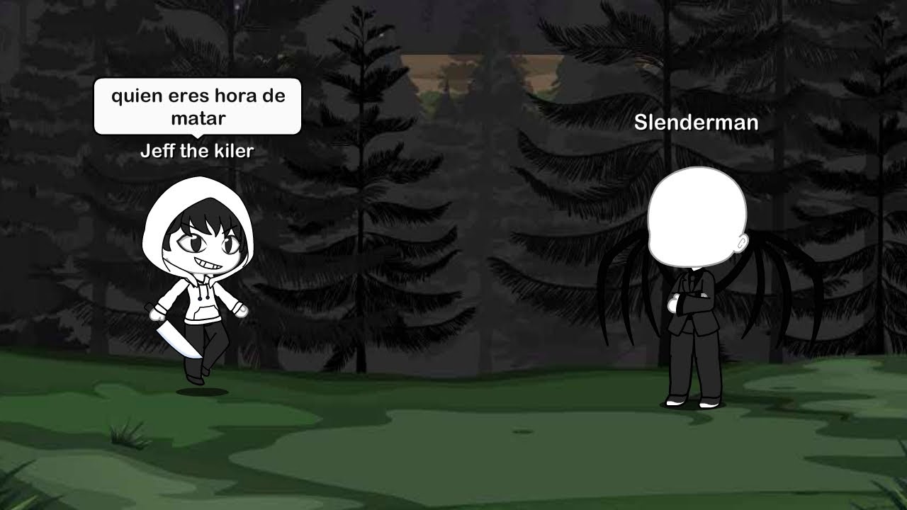 Slender Man Vs Jeff The Kiler Gacha Life Youtube 5233