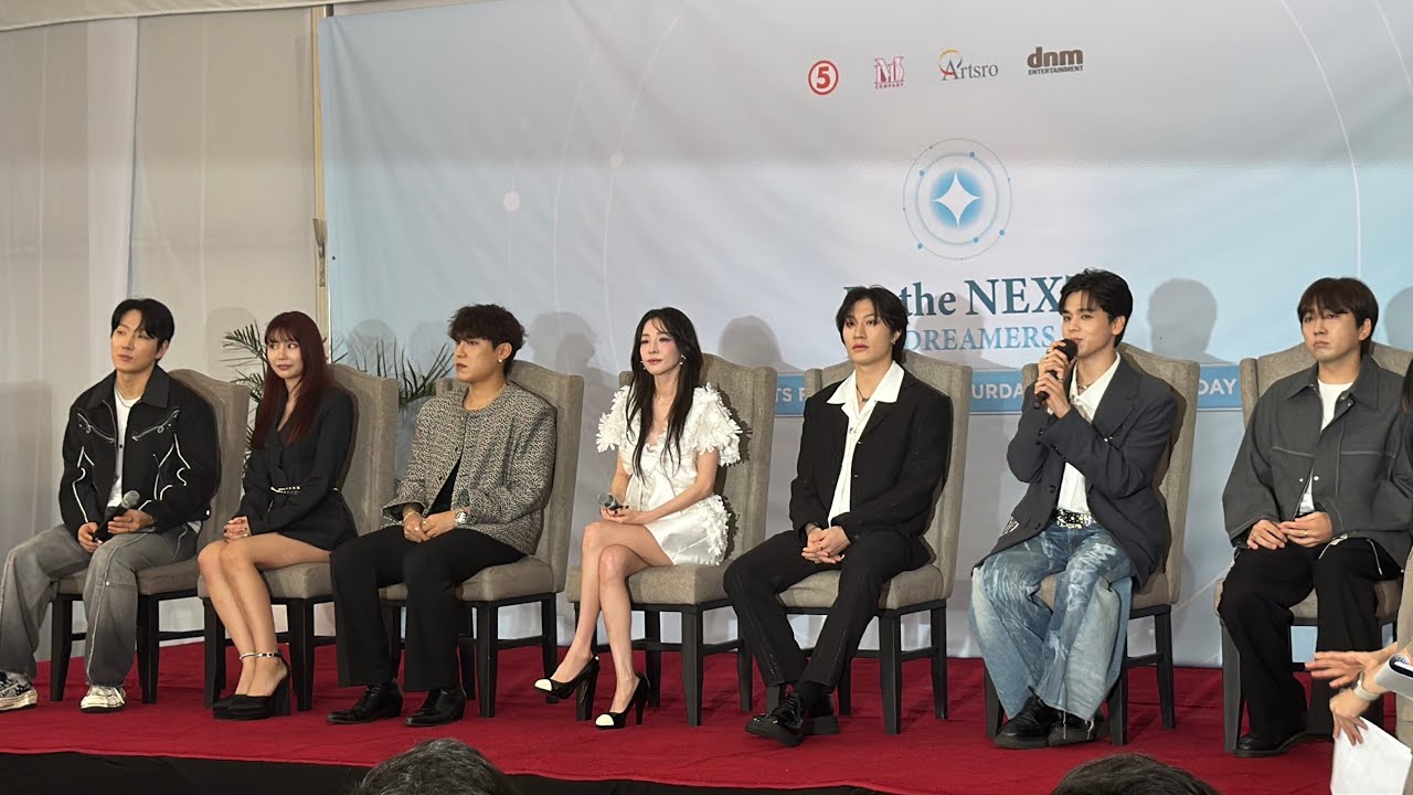[FULL] 🔴 BE THE NEXT: 9 DREAMERS Media Launch | Sandara Park, Hyebin, Park Woojin, HORIZON Vinci ...
