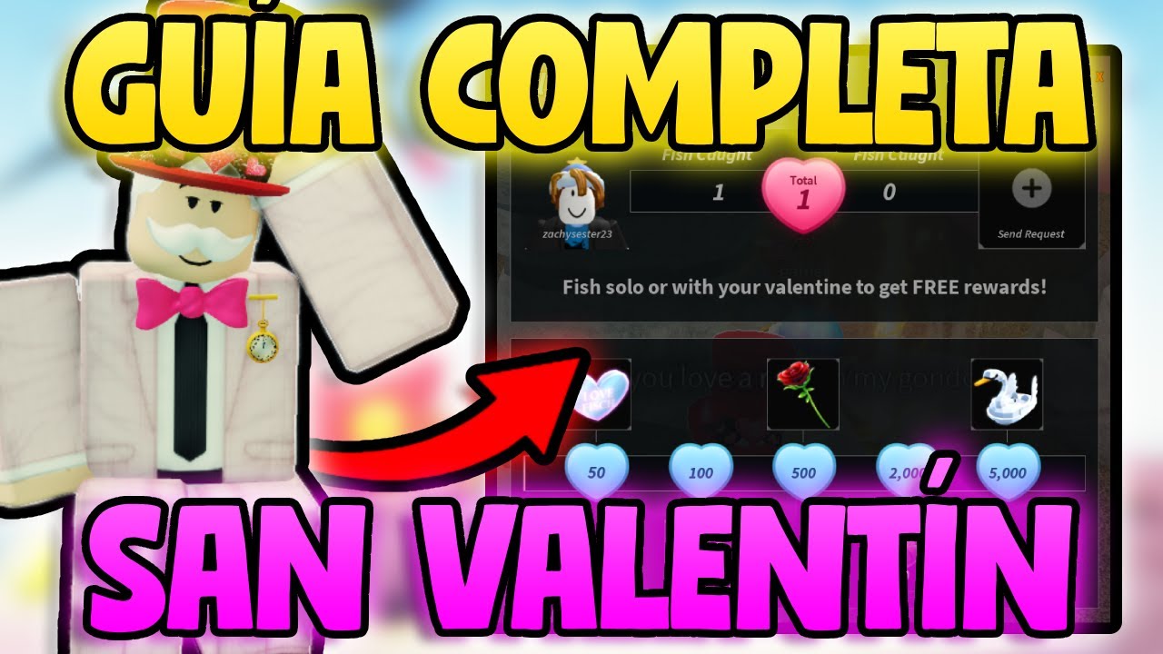 Actualización de Fisch Valentines ¡GUÍA COMPLETA! ¡Completa la ...
