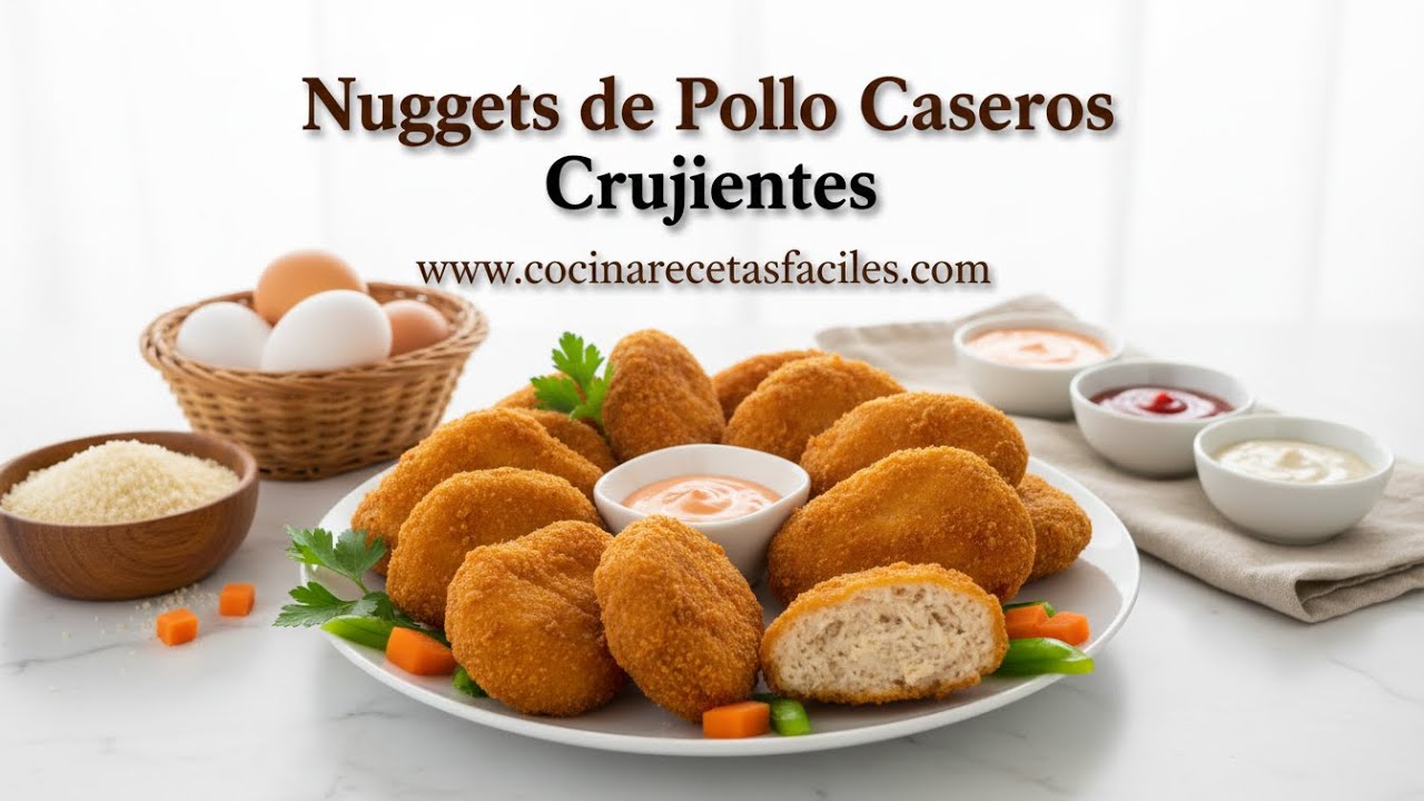 Receta de Nuggets de pollo caseros - YouTube