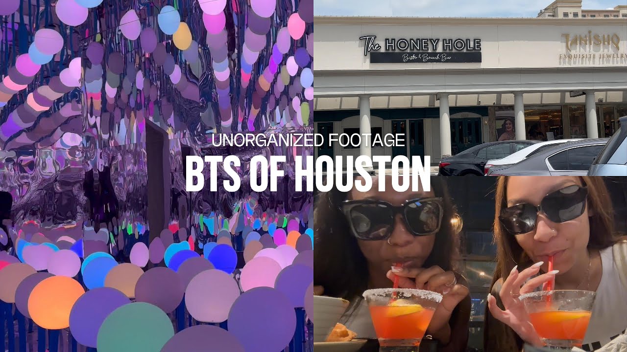 BTS of Houston | unorganized footage, grwm, vibess - YouTube