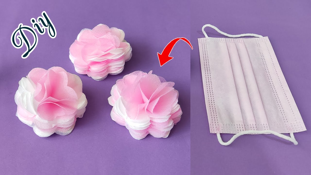How to make jisoo's flower ring 💍| Making jisoo flower with mask In a ...