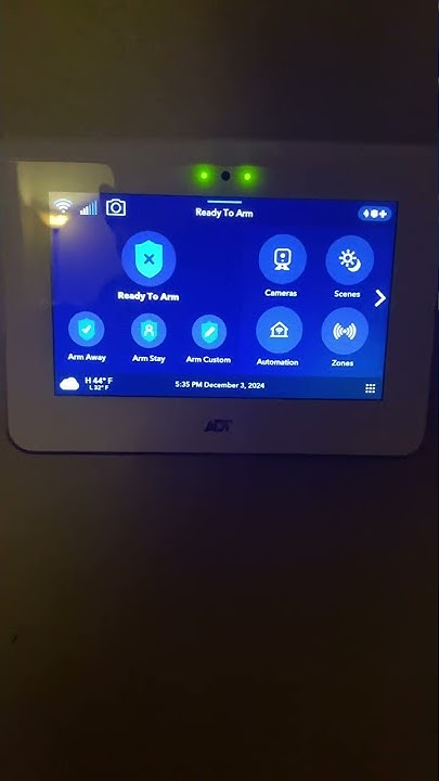new ADT command panel - YouTube