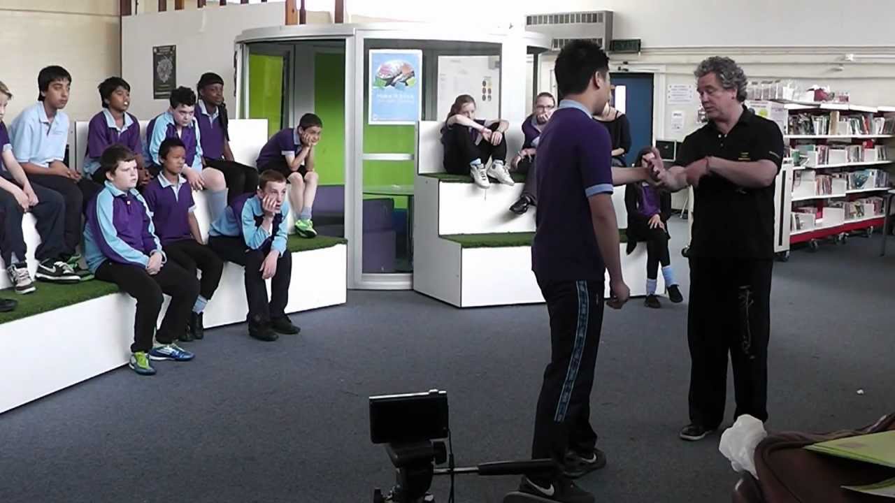 Twickenham academy Push Hands on Culture awareness day - YouTube