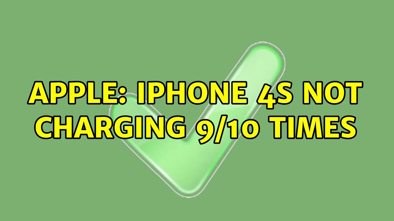 Apple IPhone 4s Not Charging 9 10 Times 2 Solutions YouTube apple-iphone-4s-not-charging-9-10-times-2-solutions-youtube
