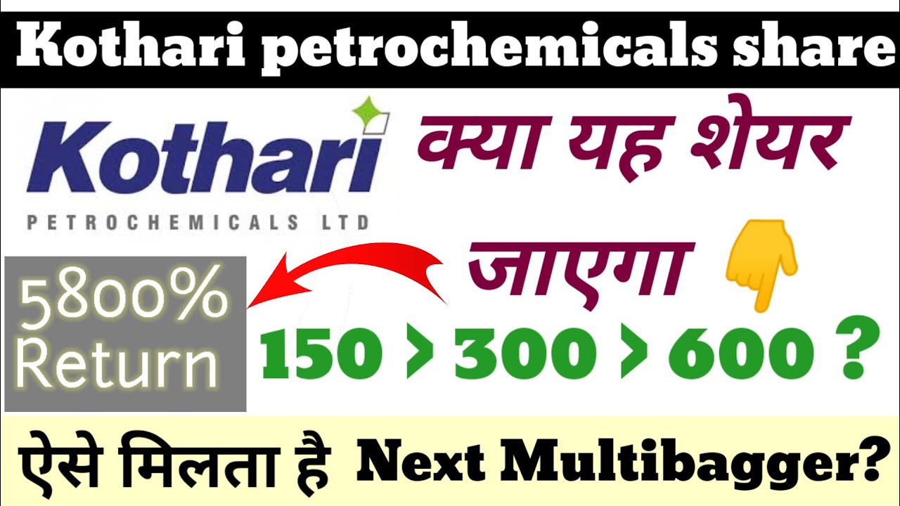 Kothari petrochemicals share latest news. kothari petro share. best ...