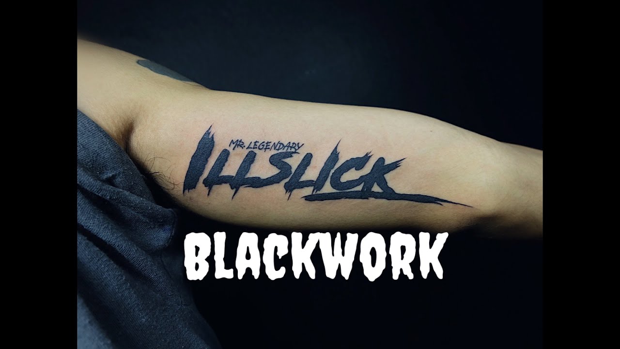 TATTOO TIME LAPSE by.Tattoo Story (Blackwork) - YouTube