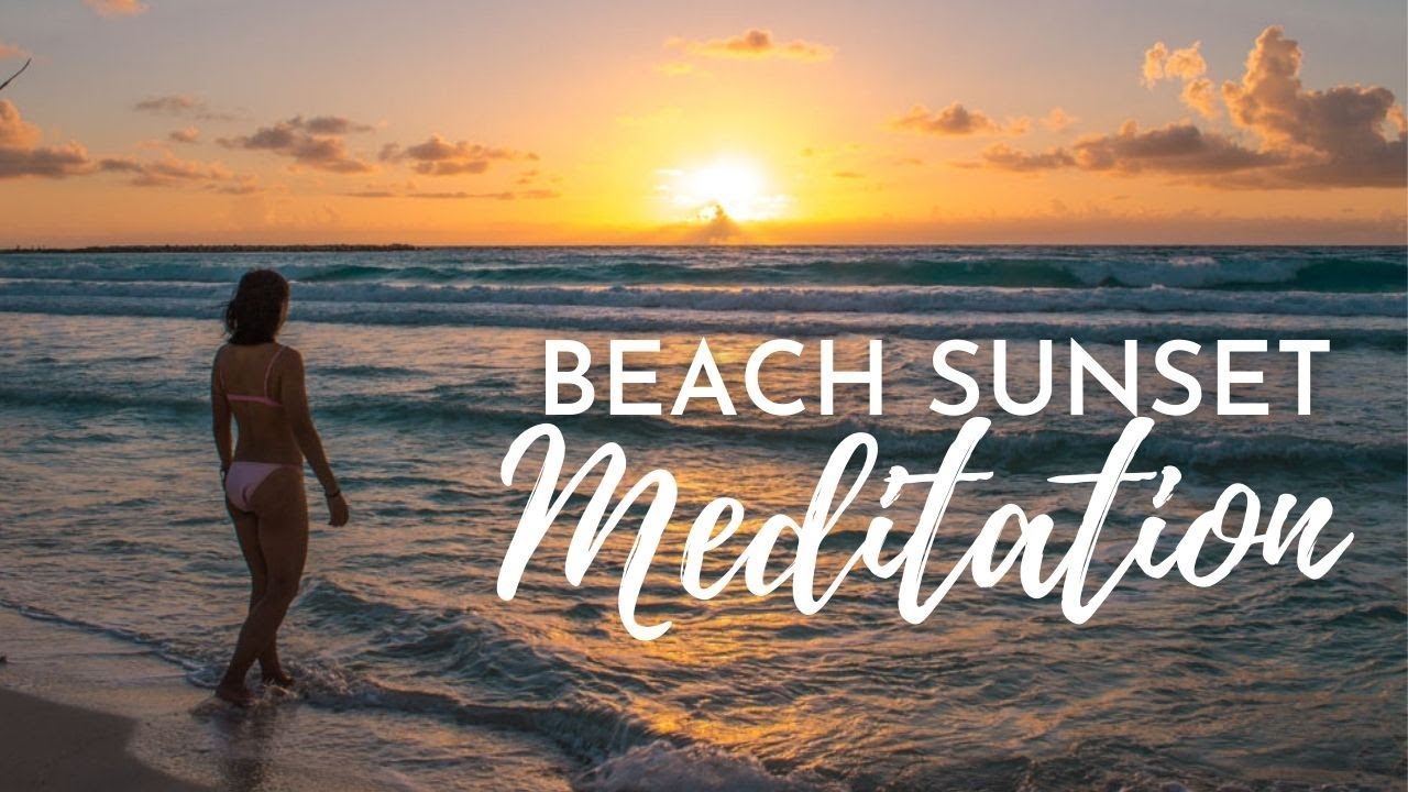 Beach sunset guided meditation: Visualization Story for Relaxation and ...
