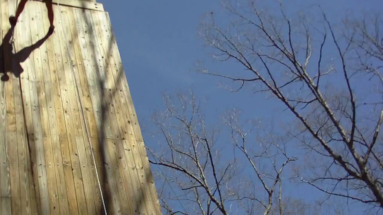 BSA Cope/Climbing training Rappel - YouTube