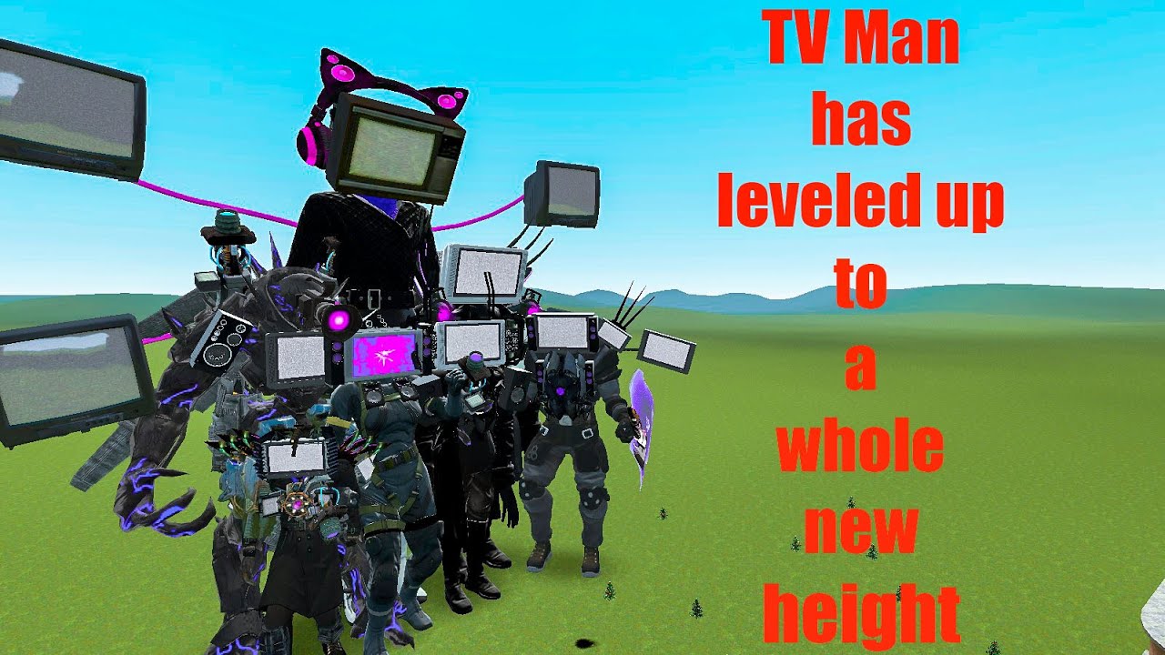 Upgraded TV Man – Next Level Unlocked! -In Garry's Mod - YouTube