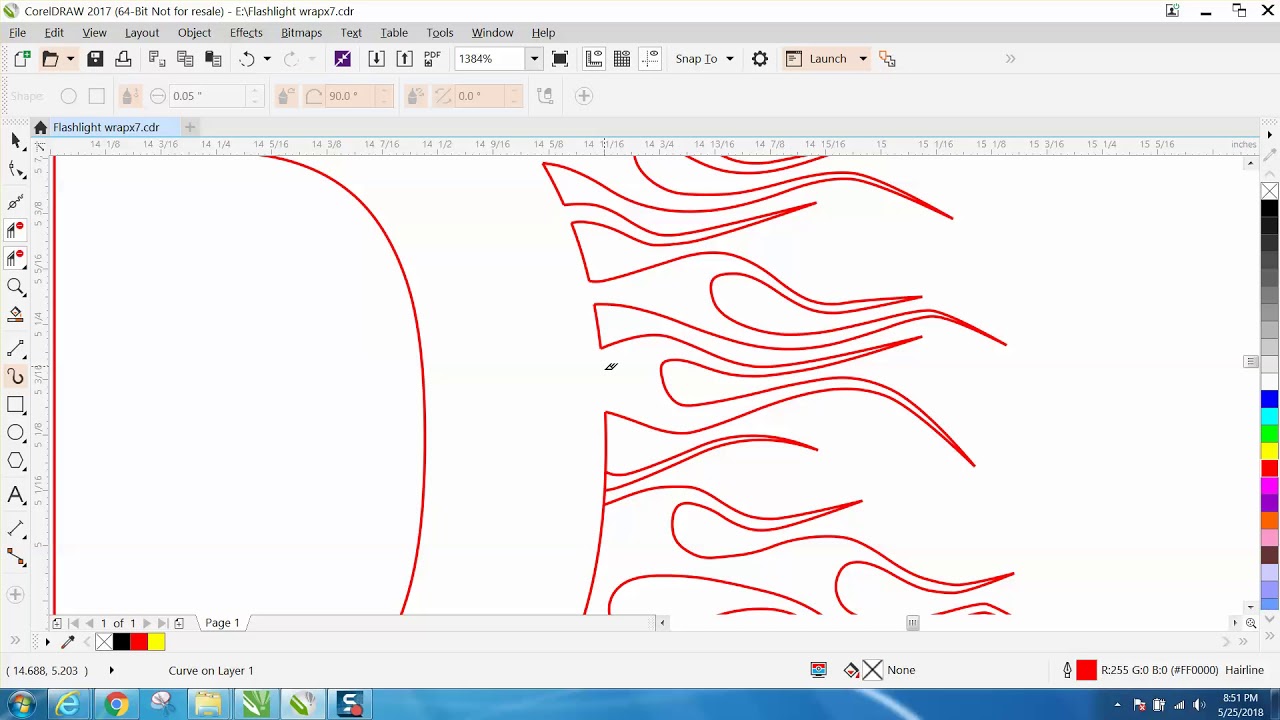 Corel draw Tips & Tricks fonts with a flame PART 3 - YouTube