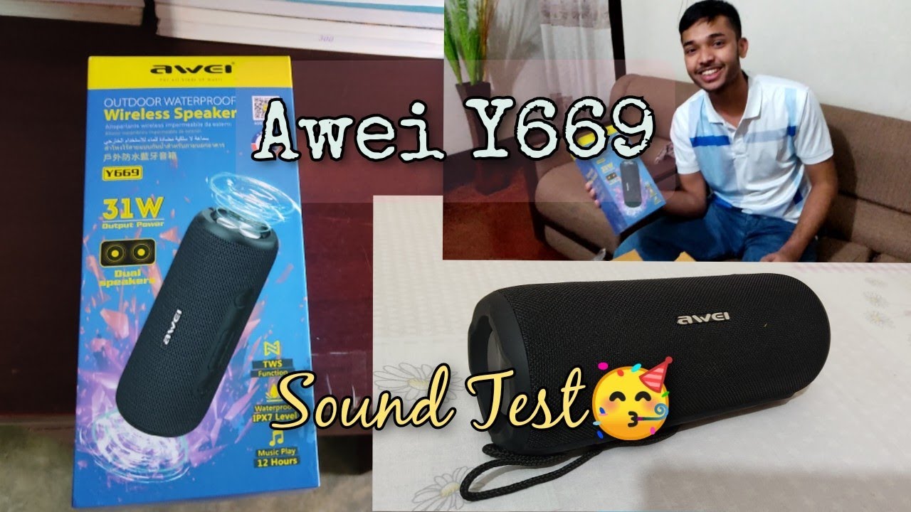 Awei Y669 | Bluetooth Speaker | Good Quality Sound - YouTube